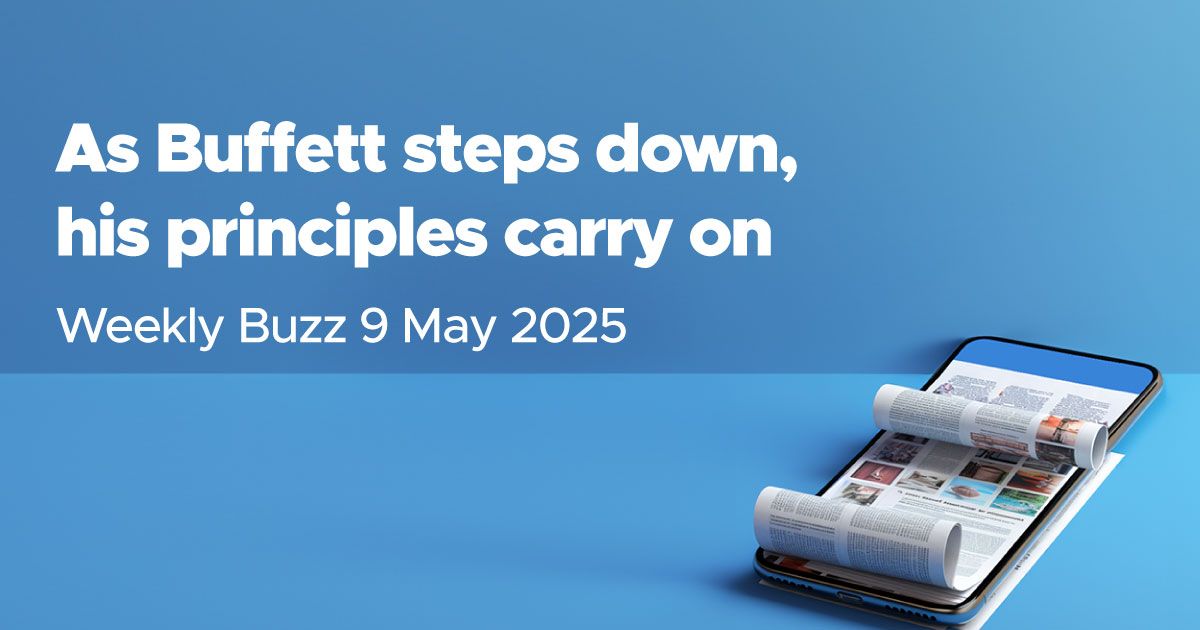 Weekly Buzz: As Buffett steps down, his principles carry on ⏳ | StashAway Hong Kong