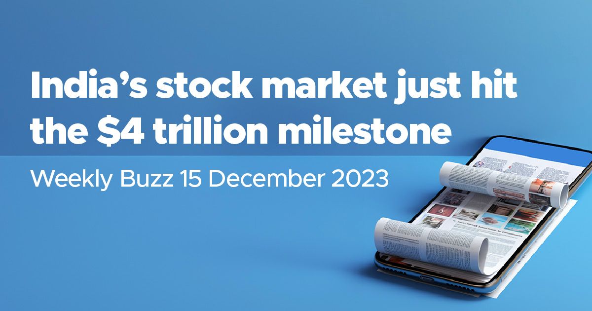 Weekly Buzz: 🐅 India’s stock market just hit the $4 trillion milestone ...